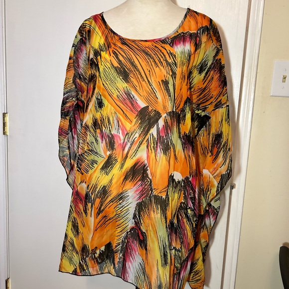 Unique Spectrum | Tops | Unique Spectrum Blouse Size 2x | Poshmark